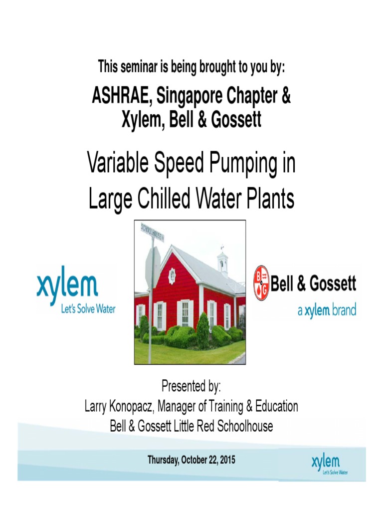 ASHRAE Variable Speed Pumping For LCW Systems | PDF | Pump | Flow ...
