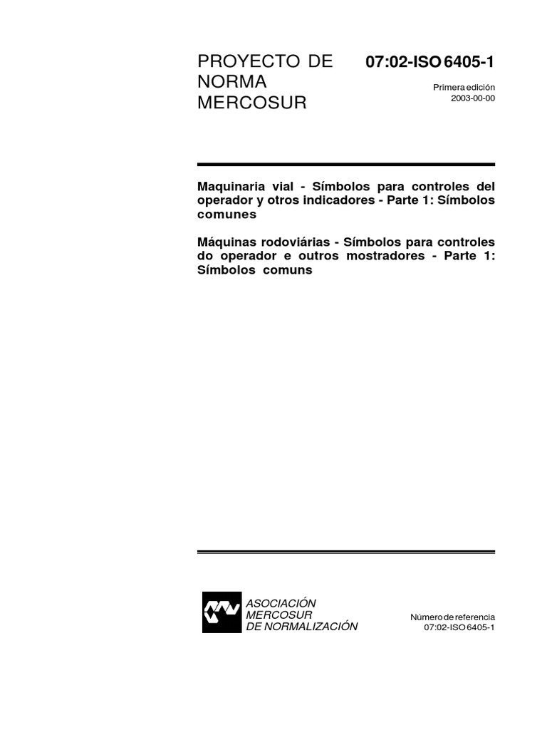 Simbolos para Control de Operador | PDF | Organización internacional ...
