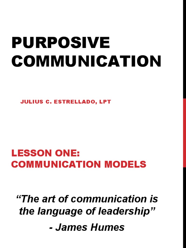Purposive Communication | PDF | Communication | Logos