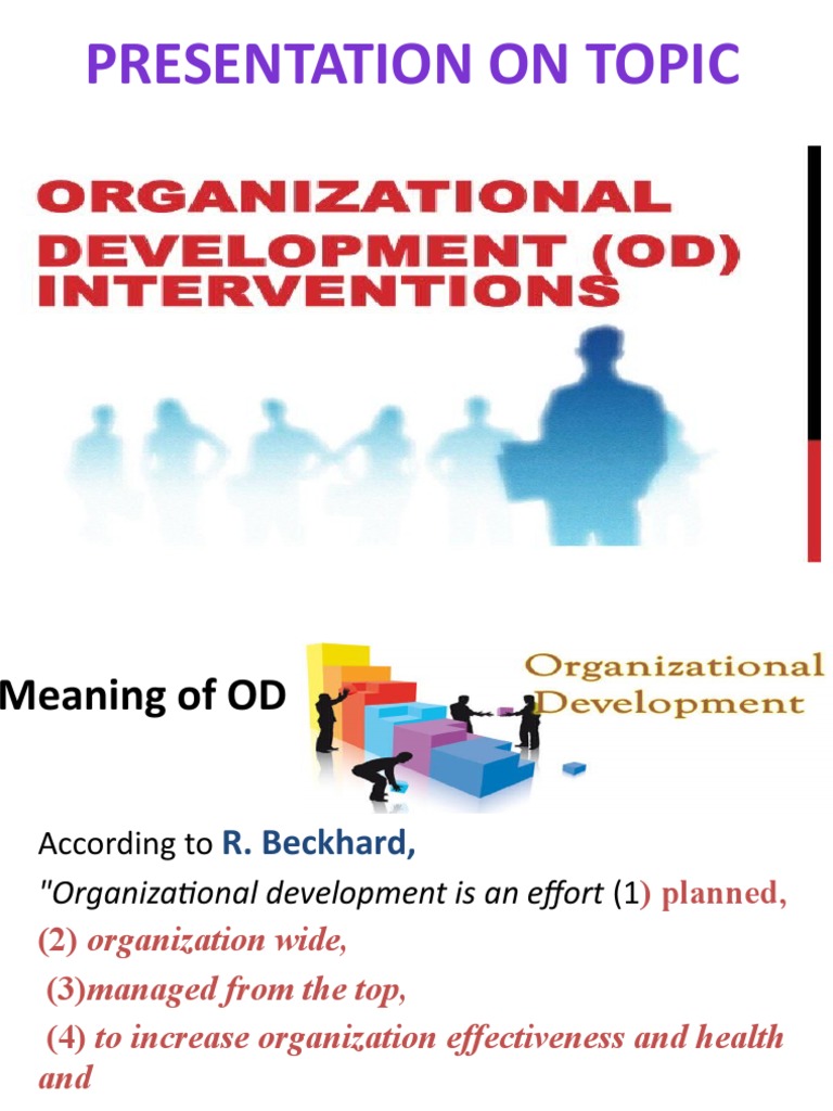 Co 6. Od Interventions | PDF | Organization Development | Leadership