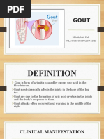 Adult Medical SOAP Note | PDF | Gout | Pain