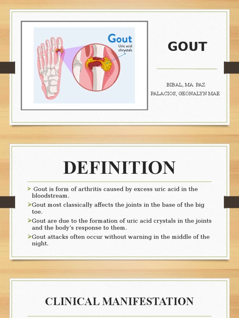 GOUT | PDF | Gout | Arthritis