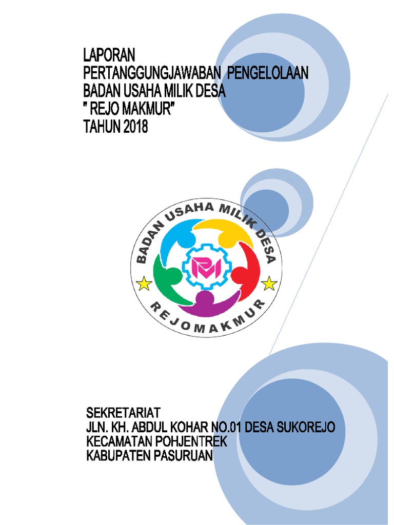 Contoh LPJ BUMDES | PDF