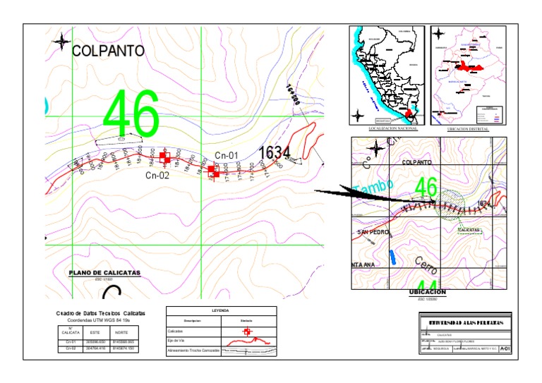 Plano de Calicatas | PDF