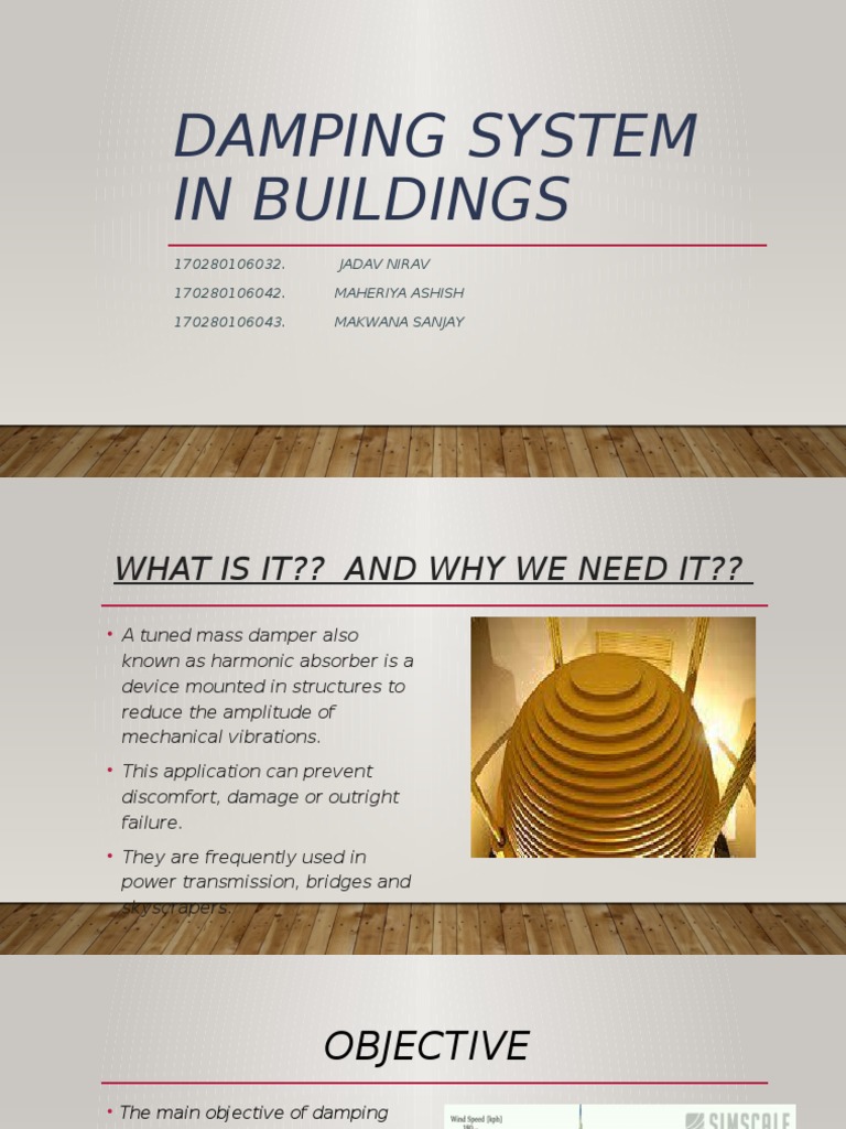 Damping System in Buildings | PDF | Mechanical Engineering | Physics