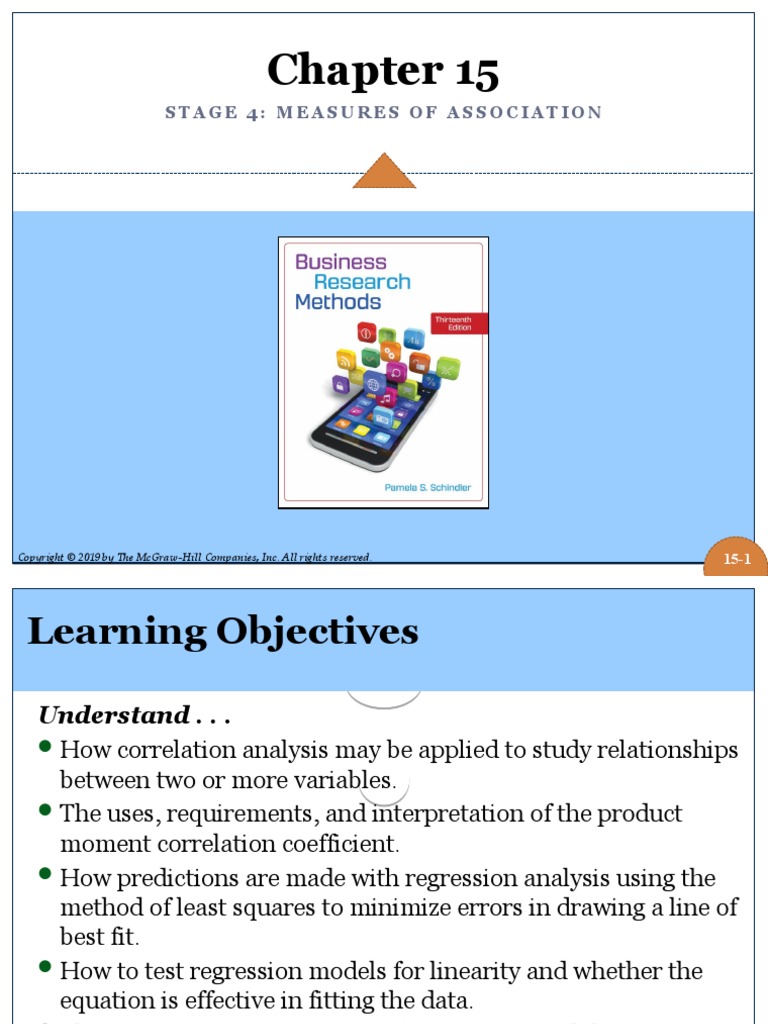 CH15 Measures of Association | PDF | Regression Analysis | Errors And Residuals