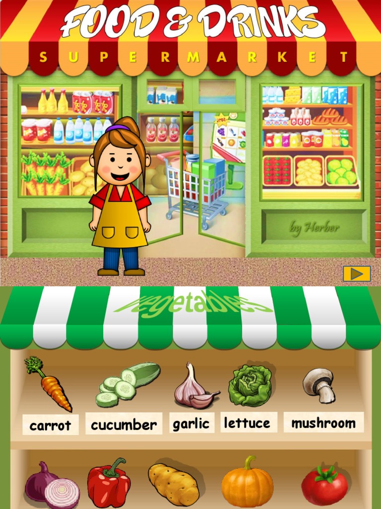 Food and Drinks Flashcards Fun Activities Games Picture Dictionari ...