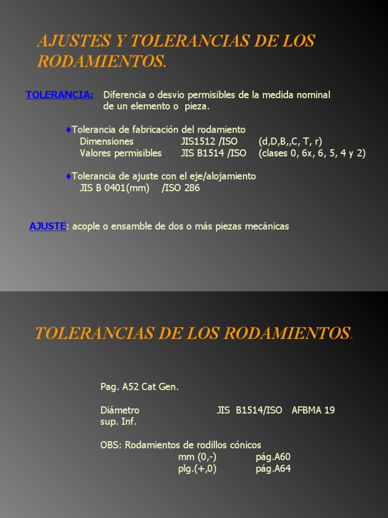 Ajuste Forzado en Rodamientos | PDF | Eje | Bienes manufacturados