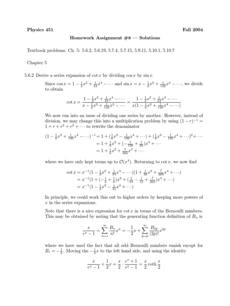 Mathematical Methods For Physicists Webber and Arfken Selected ...