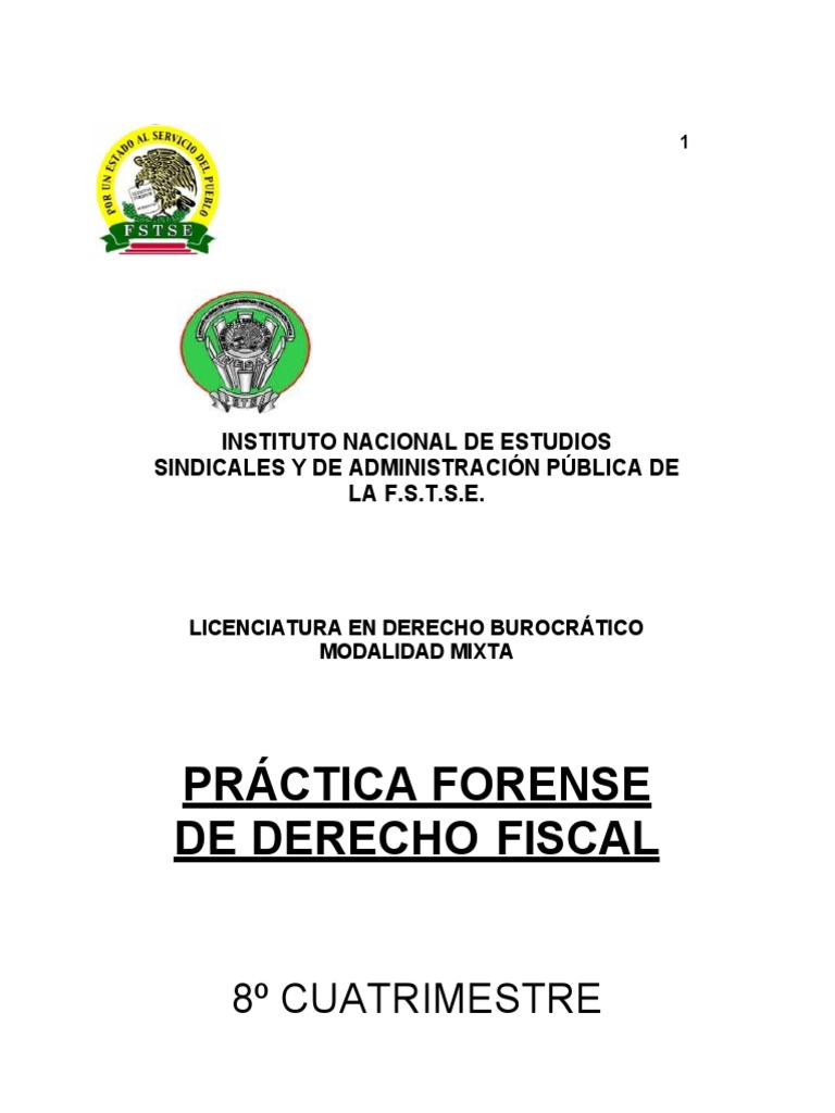 6 Practica Forense de Derecho Fiscal | PDF | Caso de ley | Federación