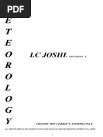 IC JOSHI Meteorology 4th Edition | PDF | Troposphere | Stratosphere