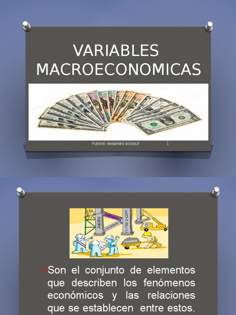 Variables Macroeconomicas | Descargar gratis PDF | Deflación | Inflación
