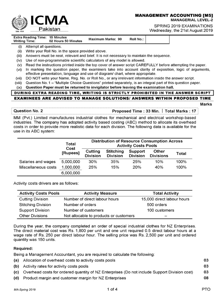 2 - (M5) Ma QP | PDF