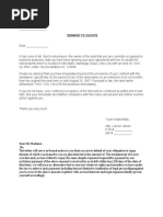 Sample Notice of Dishonor | PDF