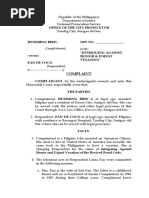 NAPOLCOM Administrative Procedure | PDF | Complaint | Affidavit