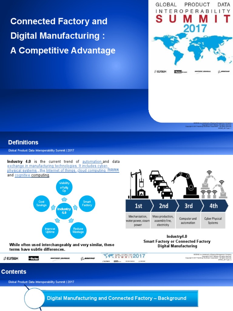 6 Connected Factory and Digital Manufacturing | PDF | Internet Of ...