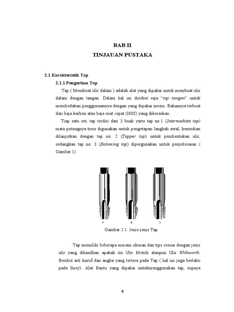 Materi Tap Dan Snei | PDF