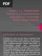 Stakeholder Theory: Edward Freeman (1984) | PDF