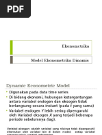 Model Data Panel Dinamis - BJ | PDF | Metode & Bahan Ajar