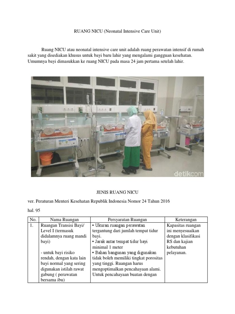 Ruang Nicu PDF | PDF