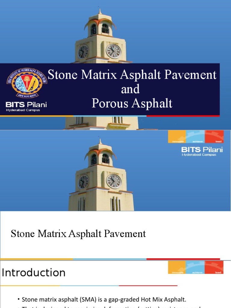 Stone Matrix Asphalt Pavement 1 | PDF | Asphalt | Infrastructure