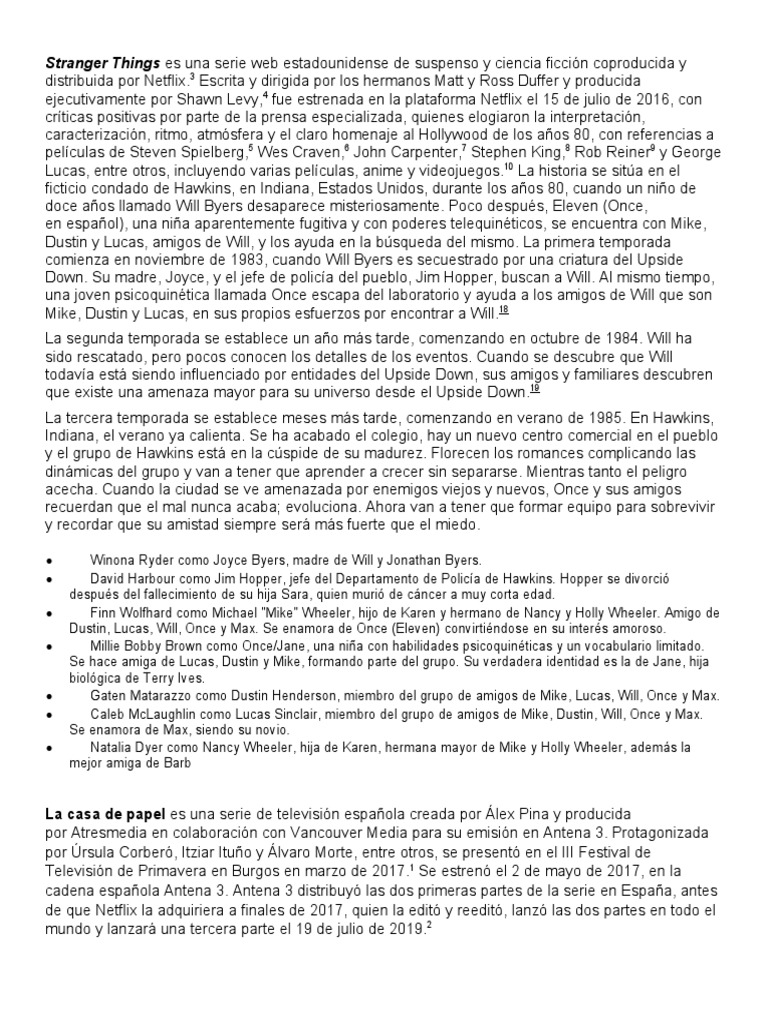 Stranger Things | PDF