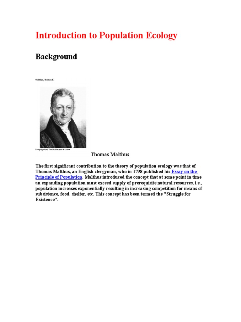 Introduction To Population Ecology | Download Free PDF | Predation ...