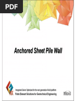 Dead Man Sheet Pile Wall, SI Units (DeepEX 2015) | PDF | Deep ...