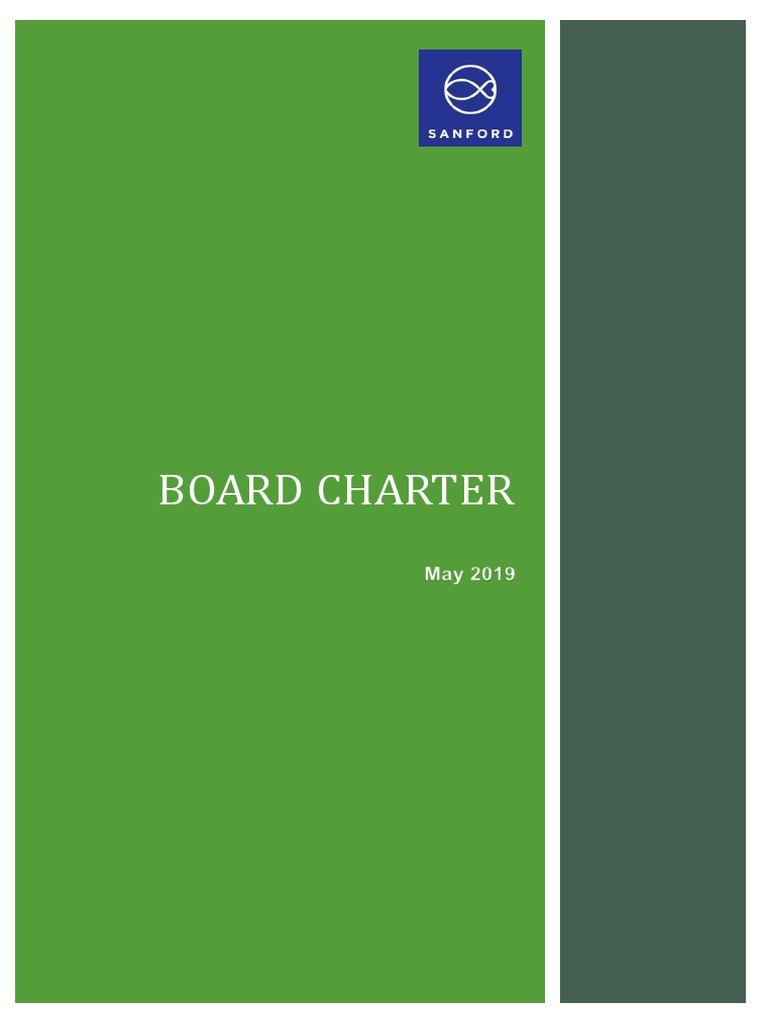 Board Charter Overview and Guidelines | PDF | Board Of Directors ...