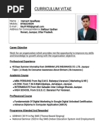 Sunil Resume 1 | PDF | Career & Growth