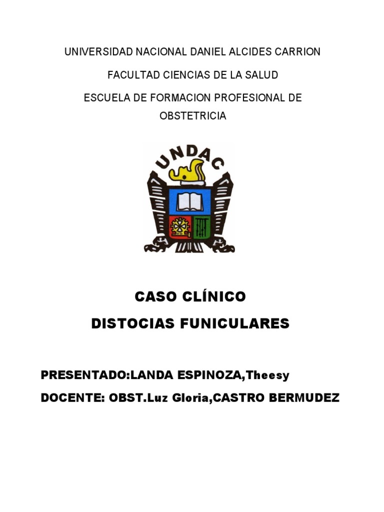 Distocia Funicular y su Impacto Fetal | PDF | Placenta | Parto