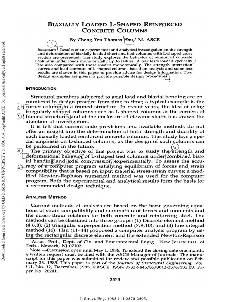 L Shape Pdf Pdf Bending Civil Engineering