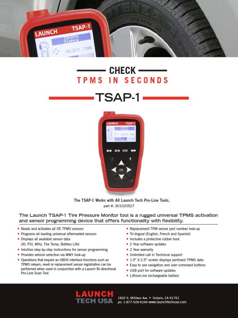 Launch Tech Tsap-1 | PDF