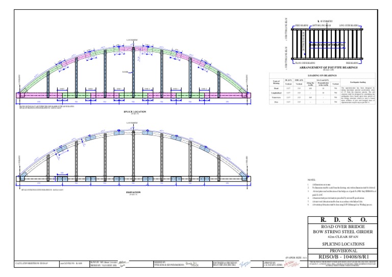 42 M Bow String Girder-10408-8-R1 PDF | PDF | Economic Sectors | Mechanical Engineering