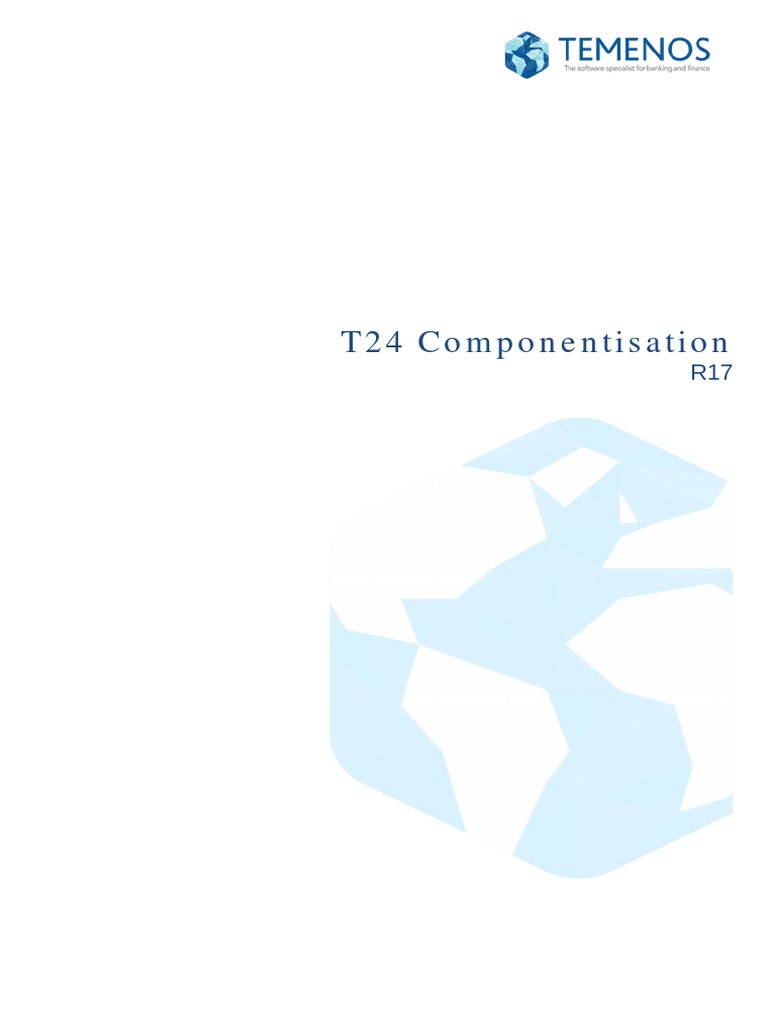 T24 Componentisation | PDF | Subroutine | Scope (Computer Science)