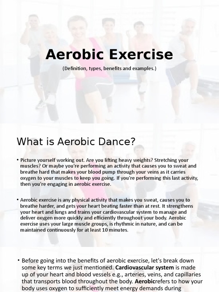 Understanding Aerobic Exercise | PDF | Aerobic Exercise | Circulatory ...