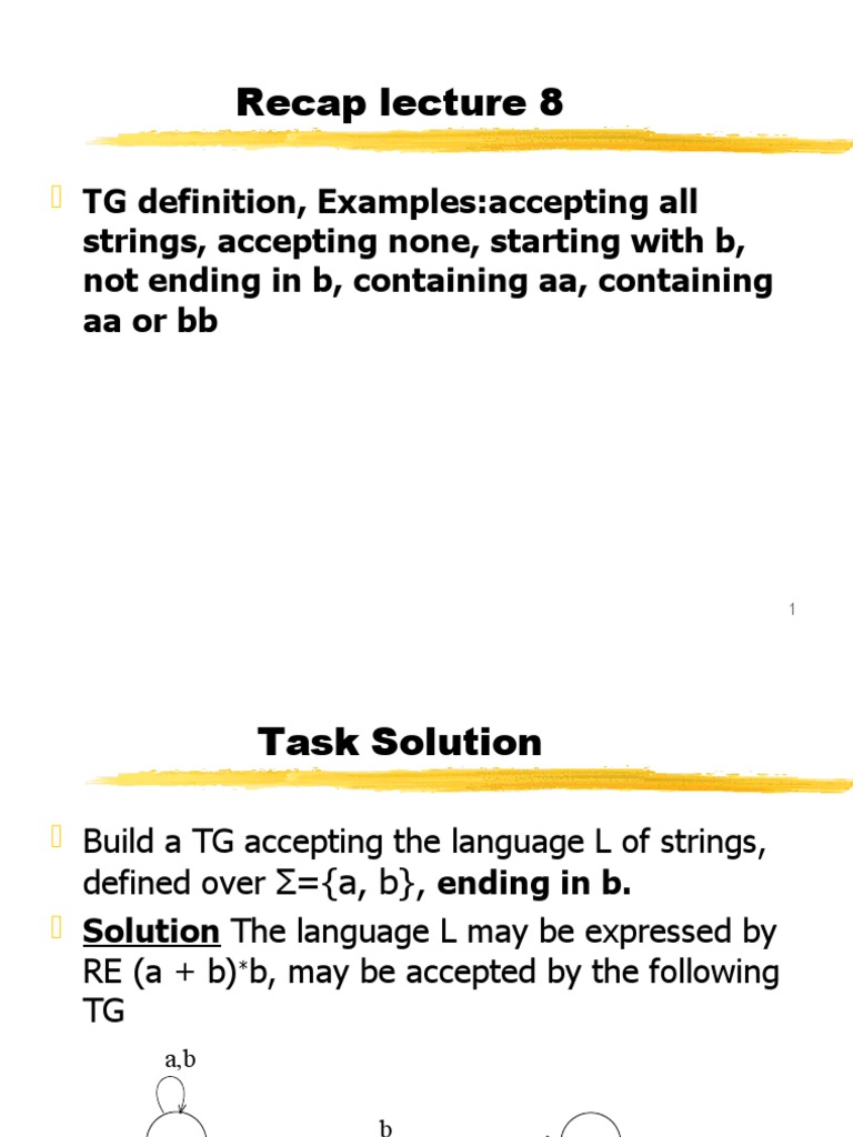 Theory of Automata - CS402 Power Point Slides Lecture 09 | PDF | Graph Theory | Areas Of ...