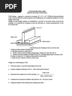 RC Retaining Wall Design Example ACI | PDF | Weight | Force