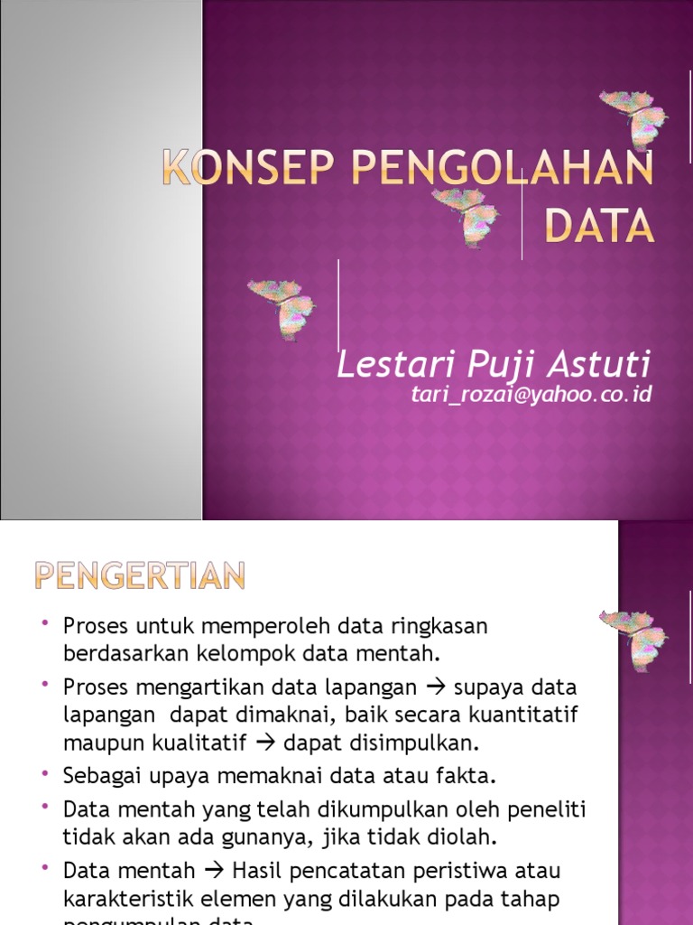 Mengolah Data Mentah Menjadi Informasi Bermakna | PDF