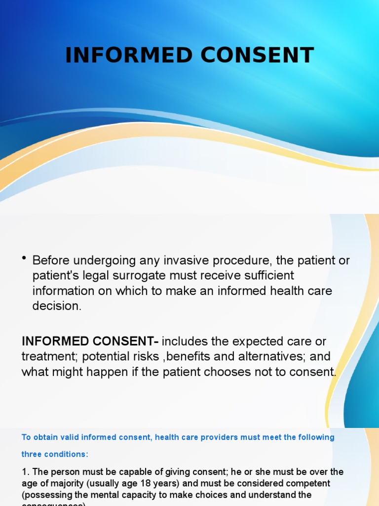 Informed Consent | PDF | Informed Consent | Surgery