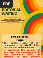 Basic Parts of An Editorial | PDF