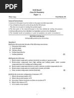 Class IV Science Exam Paper | PDF | Plants | Gases