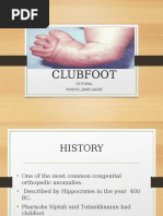 Clubfoot (Congenital Talipes Equinovarus) - Pediatrics - Orthobullets ...