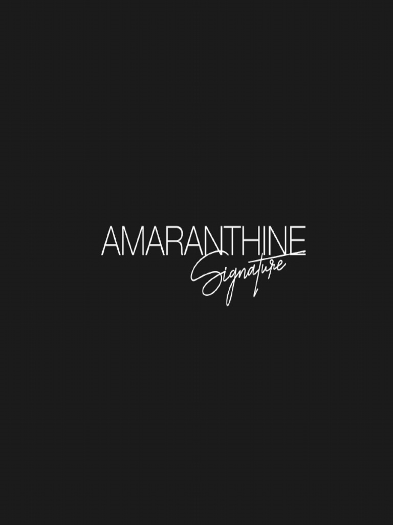 Katalog Amaranthine | PDF