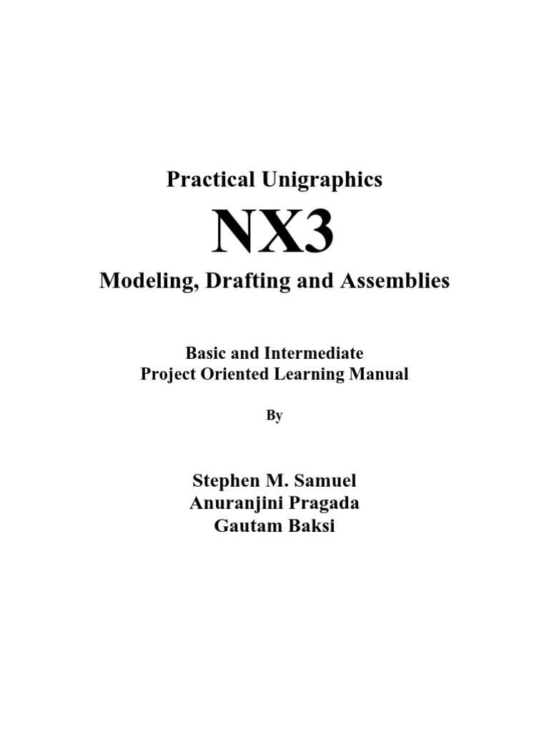 NX3 Modeling Drafting Assemblies | PDF | Curve | Geometry