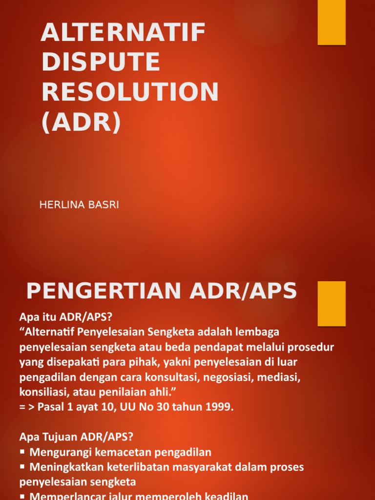ADR | PDF