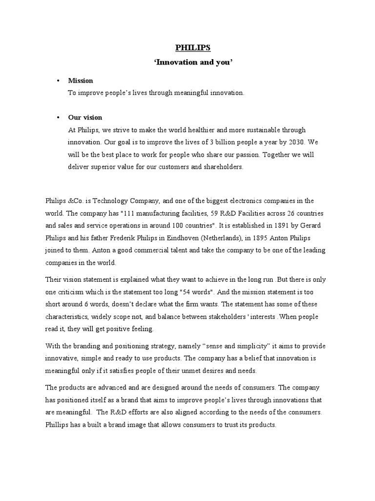 PHILIPS | PDF | Philips | Brand