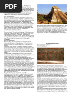 Mesoamerican Civilizations Overview | PDF | Maya Civilization | Inca Empire