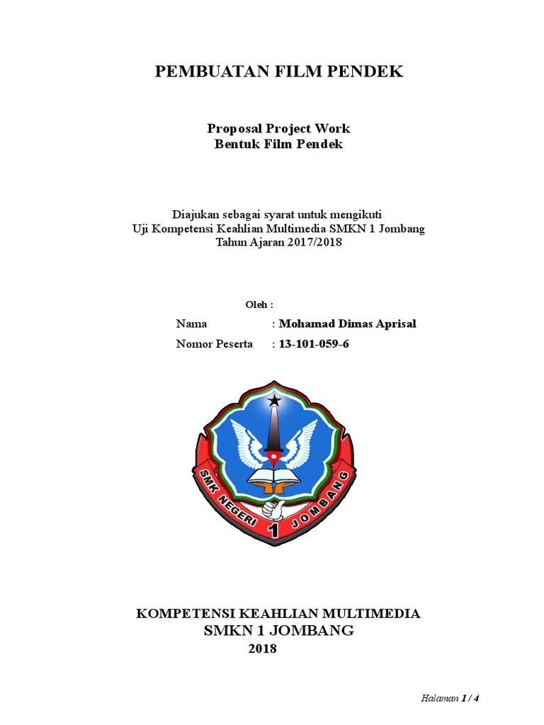 Proposal Pembuatan Film Pendek | PDF