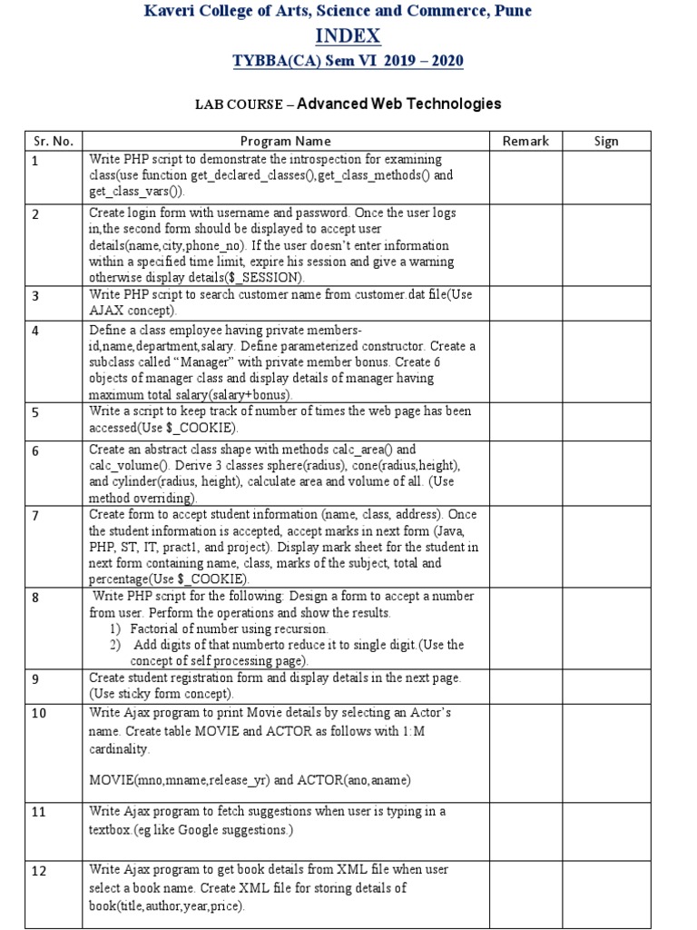 Document | PDF | Ajax (Programming) | Class (Computer Programming)